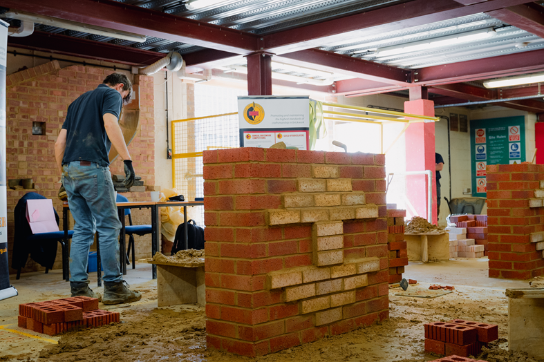 Reading College hosts Guild of Bricklayers London section comp